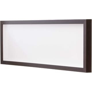 40x13.5 Brown Walnut Shadow Box Frame | 3/4" of Depth | Includes ...