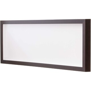 40x14 Brown Walnut Shadow Box Frame | 3/4" of Depth | Includes Hardware ...