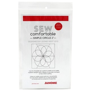Janome 2" Simple Circle Quilt Ruler - Bed Bath & Beyond - 36819962