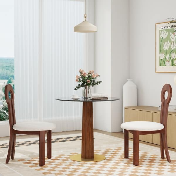 2 person dining table round