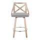 The Gray Barn Charlotte 26" Fixed-Height Counter Stool with Bent Wood ...