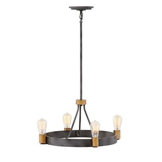 Hinkley Lighting Silas 4 Light 22" Wide Ring Chandelier - Bed Bath ...