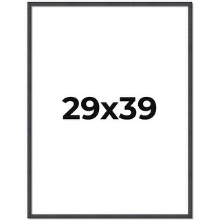 29x39 Frame Brown Picture Frame - Complete Modern Photo Frame Includes ...