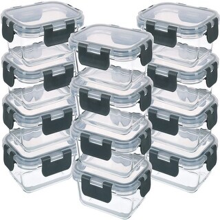 24-Piece Small Glass Food Storage Containers - Bed Bath & Beyond - 39202950
