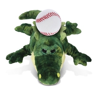 DolliBu Soft Huggable Alligator Stuffed Animal with Baseball Plush - 18 ...