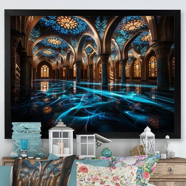 mosque interior wall design