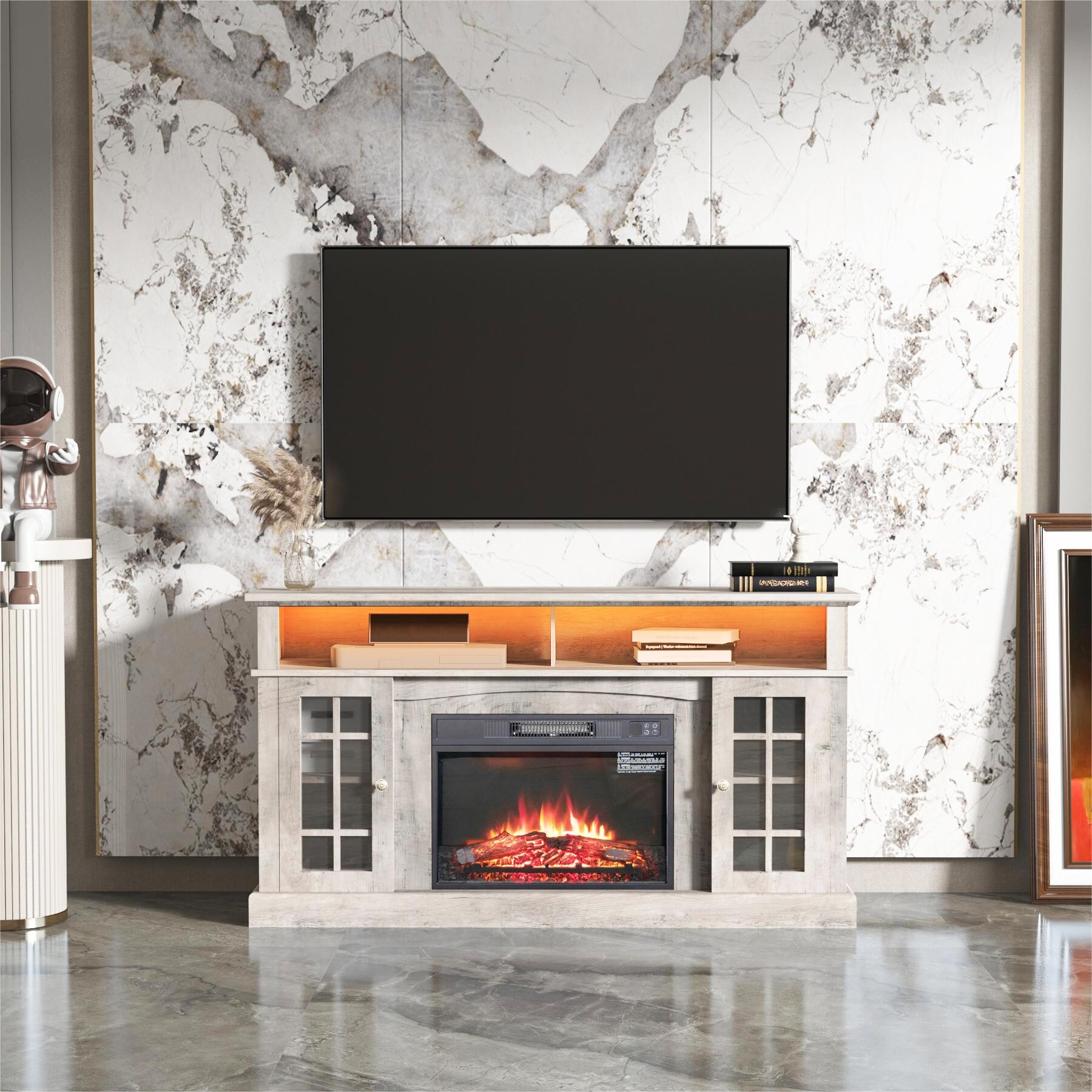 Spectrafire tv stand