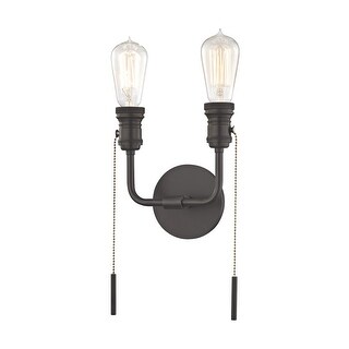 Mitzi by Hudson Valley Lexi 2-light Old Bronze ADA Wall Sconce - Bed ...