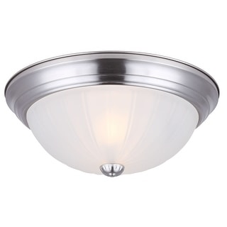 IFM311 BPT, 2 Light Flush Mount, Pewter Finish - Bed Bath & Beyond ...