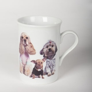 Porcelain Dressed Up Dogs Mug - Bed Bath & Beyond - 42487486