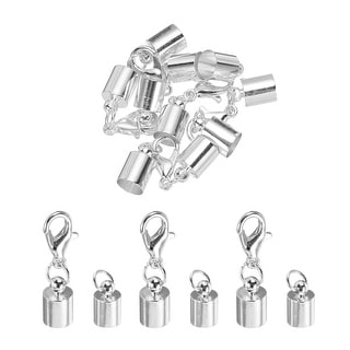 Cord End Cap ID Lobster Claw Clasp End Caps for Leather Cord, Tassels ...