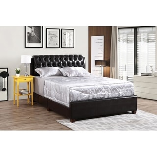 Full Size PU Platform Bed Frame with Durable Construction - Bed Bath ...