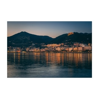 Salerno Campania Italy Salerno at Night Photography Art Print/Poster ...