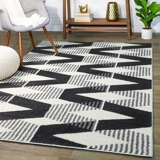 Carson Transitional Chevron Area Rug - Bed Bath & Beyond - 30036218