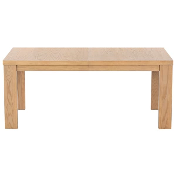 SAFAVIEH Couture Desmond Extendable Wood Dining Table - 90"W x 41"D x ...