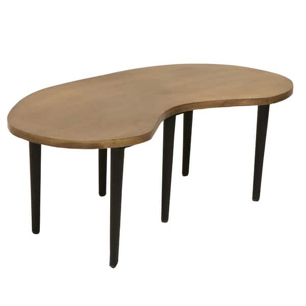 kidney bean shaped table
