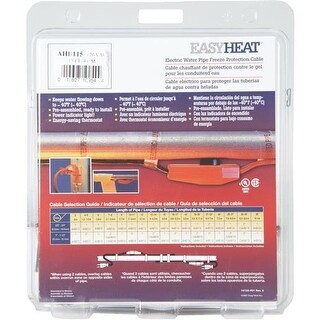 Easy Heat Inc. 15' Pipe Heating Cable AHB115A Unit: EACH - Bed Bath ...