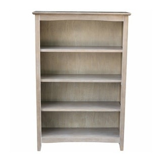 4 Shelf Bookcase Adjustable Shelves Gray Taupe - 52 x 63 - Bed Bath ...