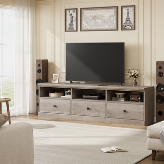TV Stand for 75 Inch TV, Entertainment Center with Storage Drawer - 65 inches - Bed Bath ...
