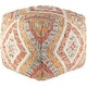 Reissa Bohemian Geometric Colorful Pouf - Bed Bath & Beyond - 36755846