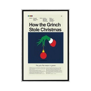 iCanvas "How the Grinch Stole Christmas" by Prints and Giggles by Erin ...