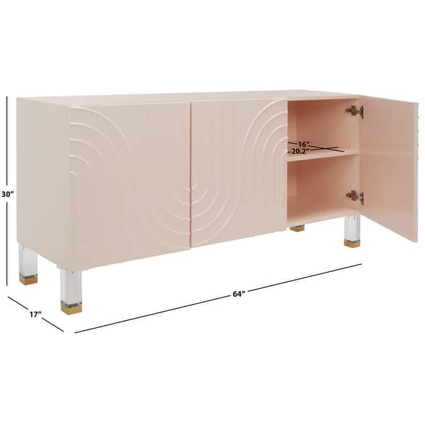 SAFAVIEH Couture Saturn Wave Acrylic Sideboard - Bed Bath & Beyond ...