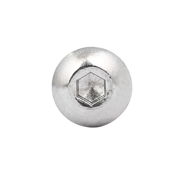 M5x40mm 304 Stainless Steel Button Head Hex Socket Cap Screws Bolts