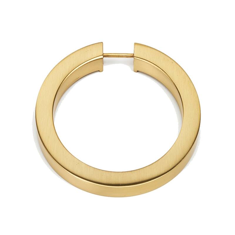 Alno 3-1/2 Inch Wide Round Cabinet Ring Pull - Less Mount - Overstock ...