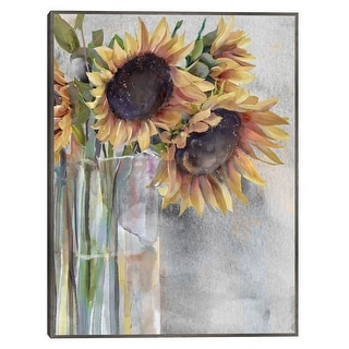 Sunflower Mirage By Studio Arts Canvas Art Print - Bed Bath & Beyond ...