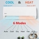ZOKOP 18000 BTU 230V Mini Split Air Conditioner with Heater and Remote ...
