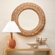 Jamie Young Strand Wood Beaded Round Wall Mirror - Bed Bath & Beyond ...
