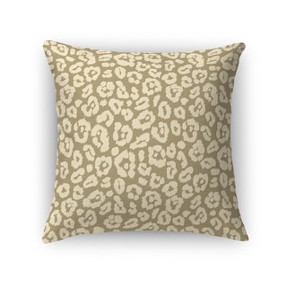 LEOPARD PRINT BEIGE Accent Pillow By Kavka Designs - Bed Bath & Beyond ...