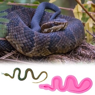 Snake Mold Creative Flexible Silicone Halloween Design Fondant Mould ...