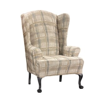 SureFit Home Decor Stretch Arno by Waverly Wing Chair Slipcover - Bed ...