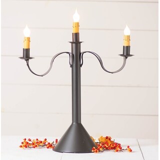 Irvin's Country Tinware 3 Light Accent Light In Smokey Black - 18 X 17 ...