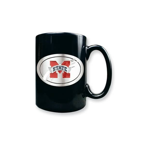 Collegiate Mississippi State University 15 Oz. Black Ceramic Mug - Bed ...