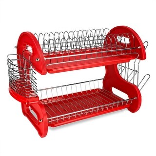 2-Tier Plastic Dish Drainer - Bed Bath & Beyond - 34864512