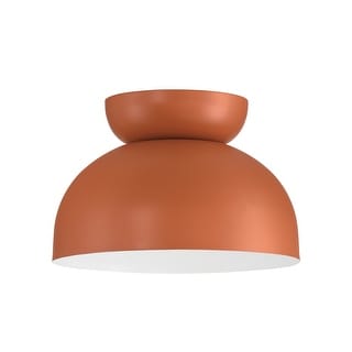 Ventura Dome 1 Light Flushmount in Baked Clay - Bed Bath & Beyond ...