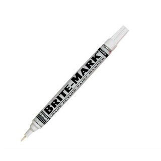 Dykem 84003 Brite Mark Permanent Marker, White - Bed Bath & Beyond ...