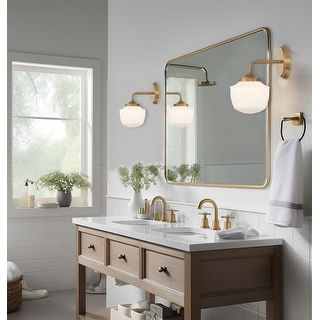 Minka Lavery Cornwell Aged Brass 1 Light Vanity Light - Bed Bath & Beyond - 40128856
