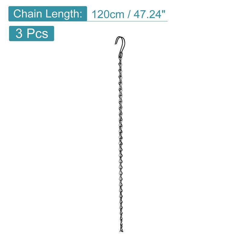 Hanging Chains 120cm Extension Link Adjustable Double S Shaped Hooks ...