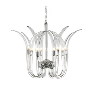 Metropolitan N9438 Cisne 8 Light 19" Wide Crystal Pendant - Bed Bath ...