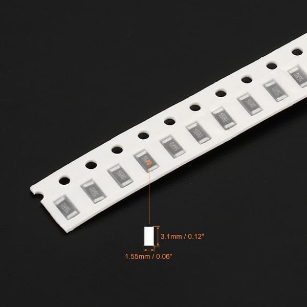 100 Pcs 1206 Chip Resistor 56 Ohm 1/4W Surface Mount Device Resistor ...