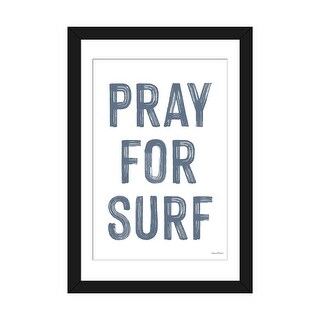 iCanvas "Pray For Surf" by lettered & lined - Bed Bath & Beyond - 37416285