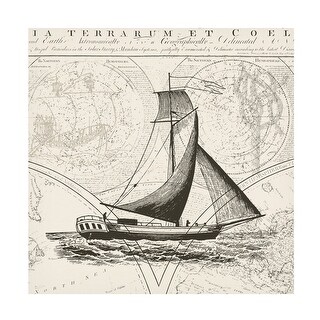 Victoria Barnes 'Anchors Away IV' Canvas Art - Bed Bath & Beyond - 39477332
