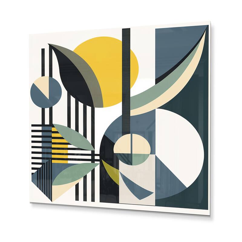 Designart 'Vintage Mid-century Graphics I' Modern Midcentury Metal Wall ...