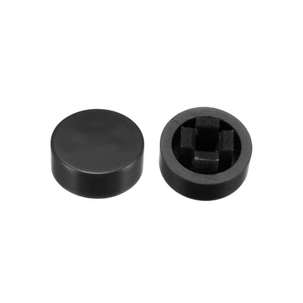 20Pcs Pushbutton Tactile Switch Cap Cover Keycap Black for 6x6x7.3mm ...
