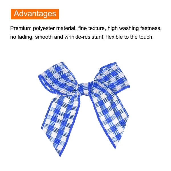 gingham bow fabric