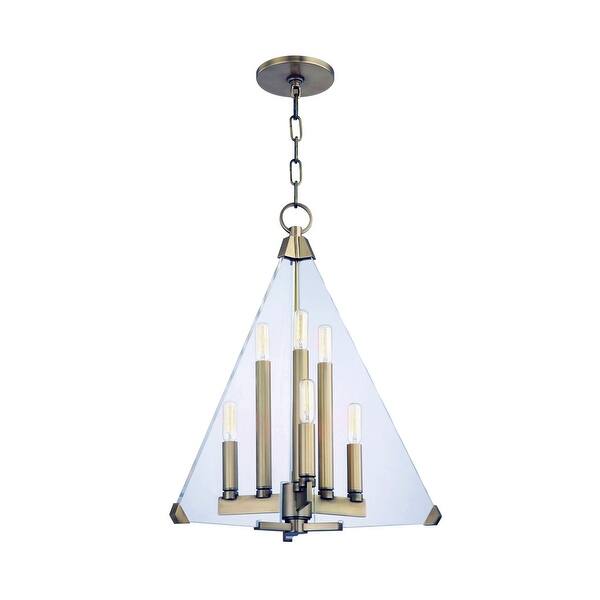 Hudson Valley Lighting Triad 6 Light 18" Wide Taper Candle Chandelier ...