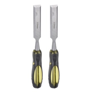 22mm Straight Wood Chisel 260mm Beveled Edge Blade Woodworking Hand ...